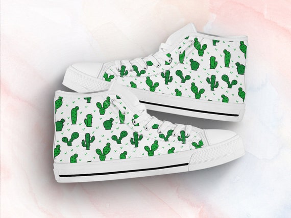 Cactus Plant Shoes Kawaii Sneakers Cute Clothing Cactus - Etsy
