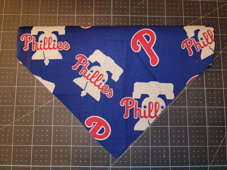 Philadelphia PHILLIES Baseball Dog Bandana Scarf Cotton Choice of ...