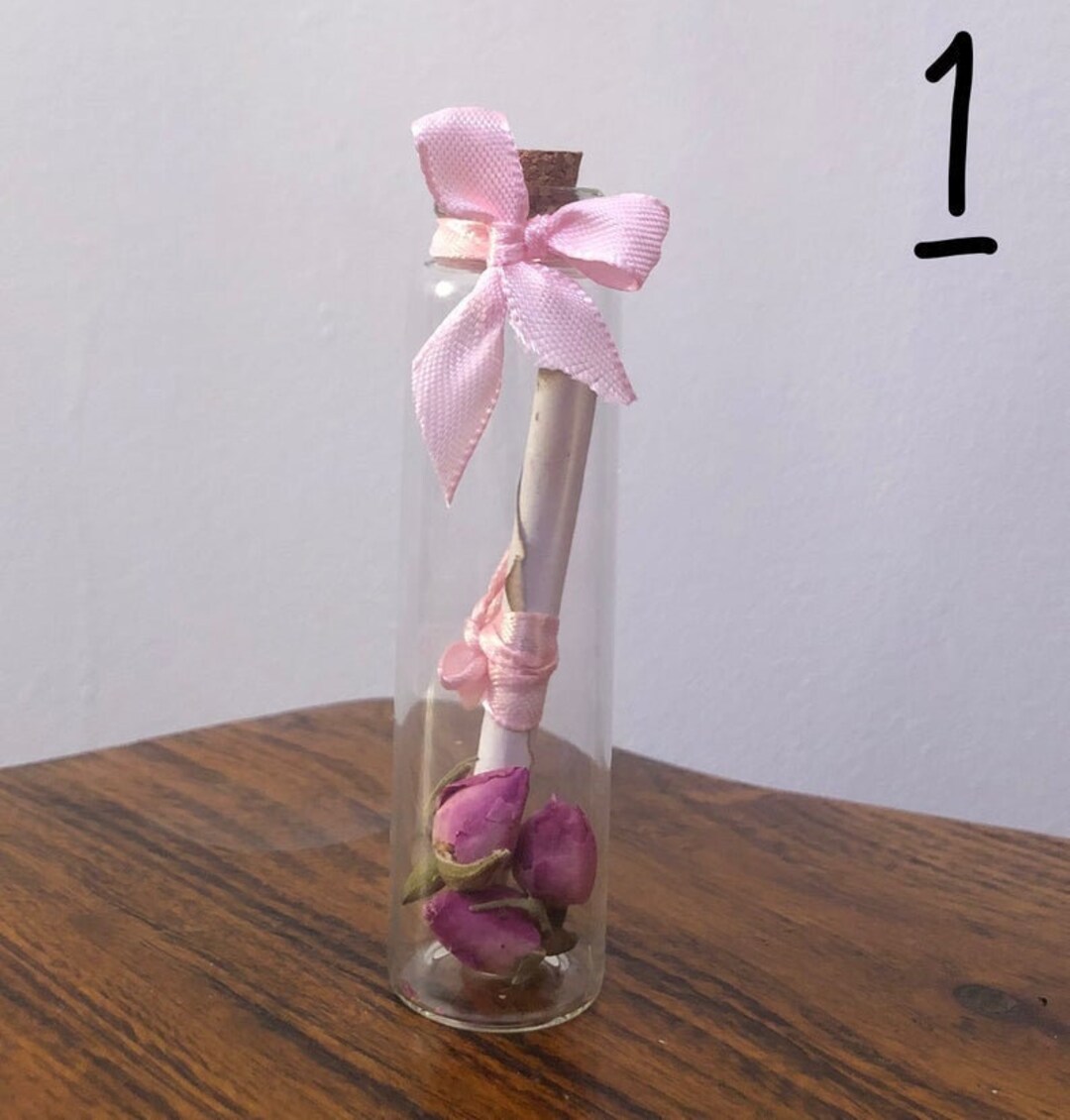 Free Delivery-personalised Message in a Glass Bottle, Romantic Birthday ...