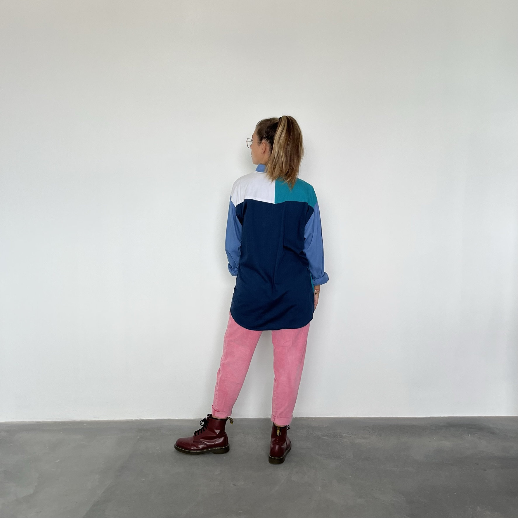 COLOR BLOCK Vintage Shirt 90s / Vintage Patterned Shirt / - Etsy UK