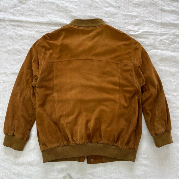 XXL Vintage Suede Bomber Jacket / Vintage Suede Jacket XXL Vintage Suede Bomber Jacket / Vintage Suede Jacket