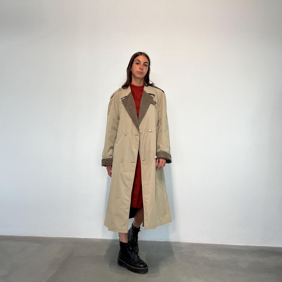 REVERSIBLE Vintage Raincoat / Double-face Vintage Raincoat / Vintage ...