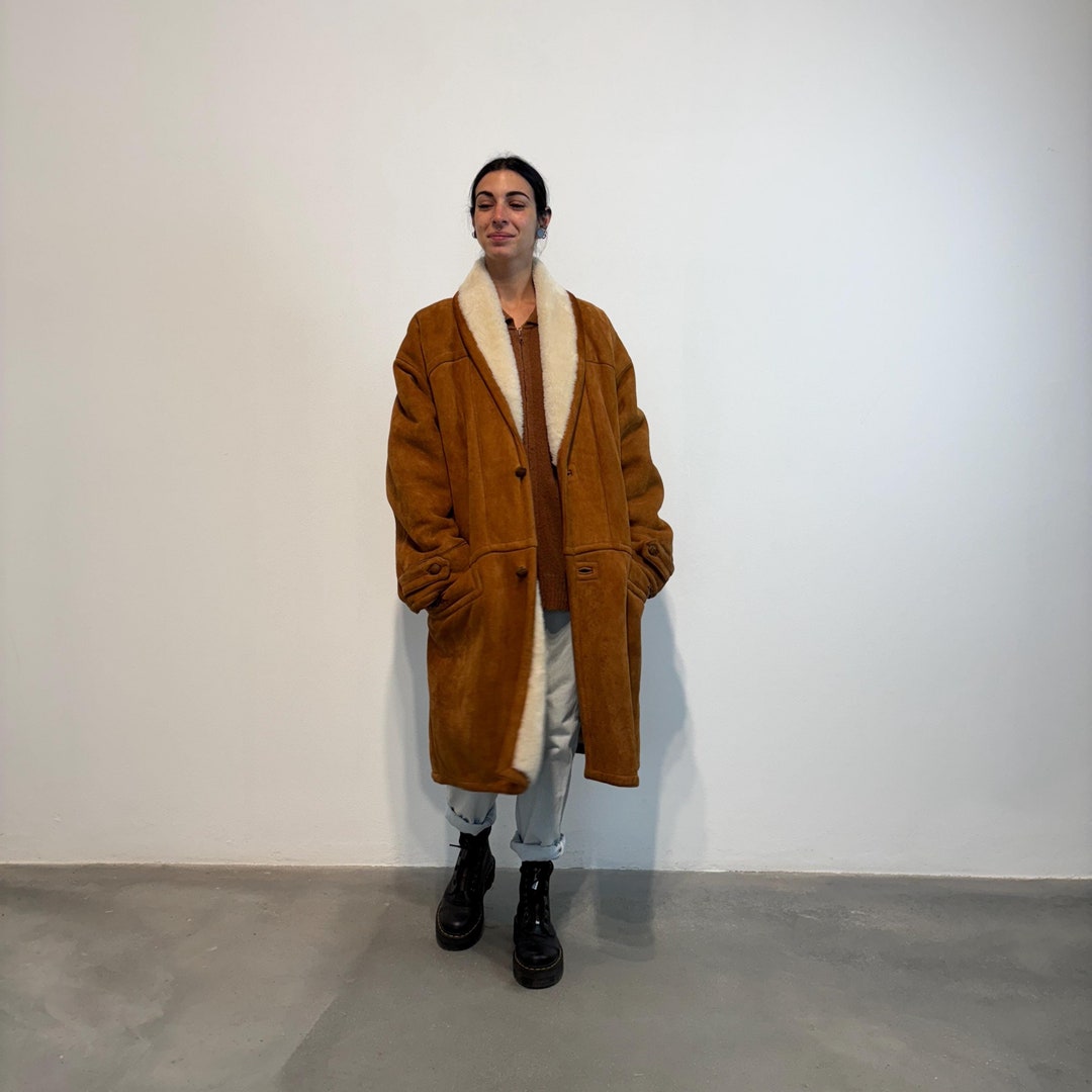 Maxi Original Shearling 80s/ Vintage Caramel Women's Sheepskin ...