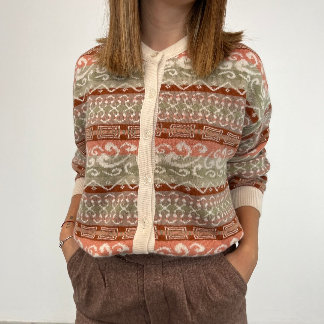 Liberty Angora Wool Vintage 80s Cardigan / Vintage Women's Cardigan ...