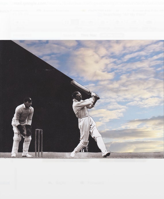 Howzat Original Collage Art | Etsy