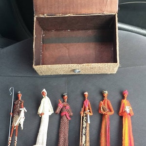 Christmass Nativity Set Display, Christmas Gift,african Nativity Set ...