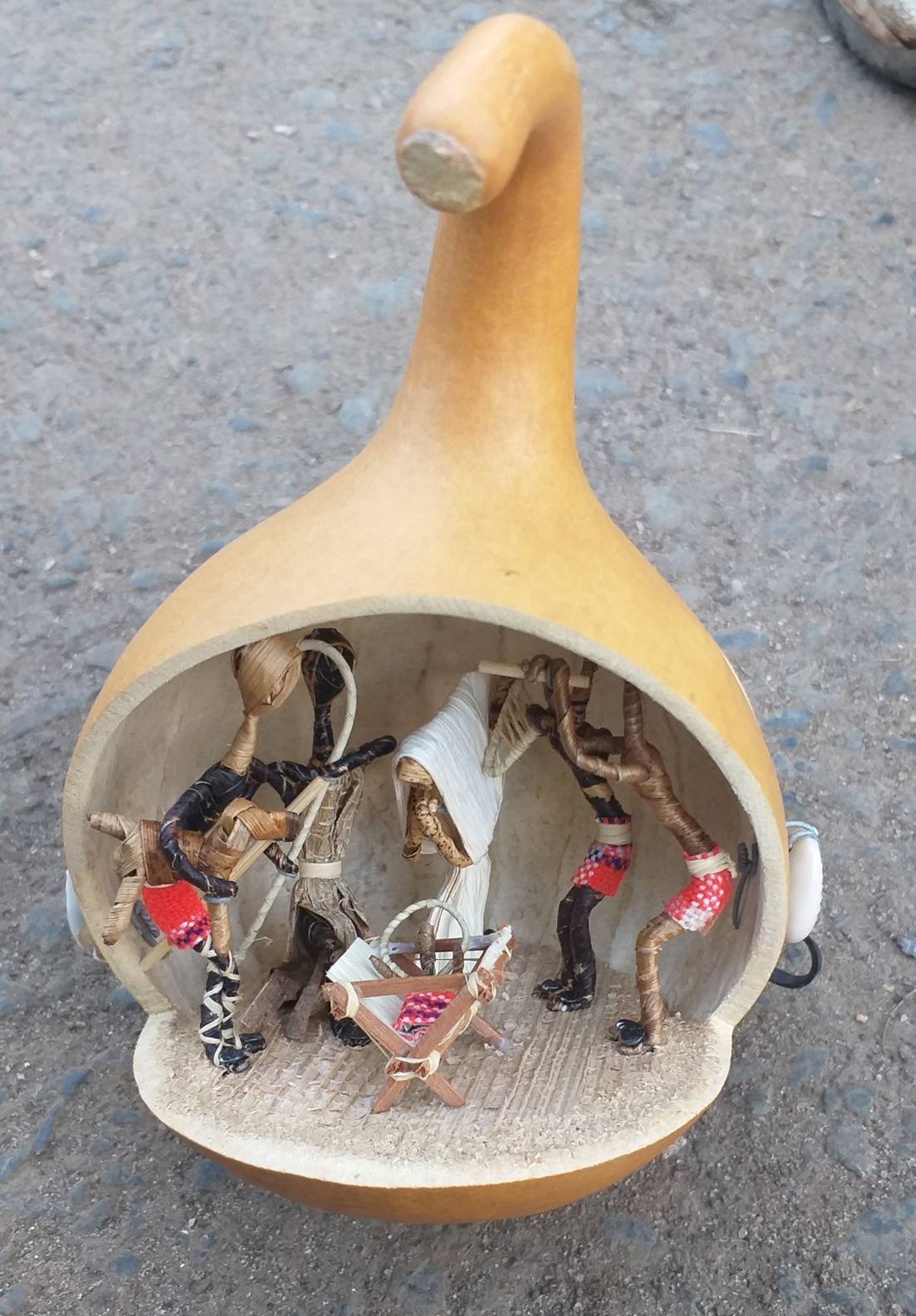 Christmas Gourd Nativity Set,african Nativity Set,kenyan Nativity Set ...
