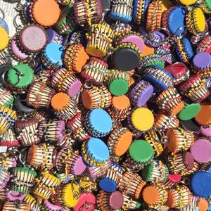 African Keychains,drum Keychains, Beaded Keyholders,beaded Keyring,bulk ...