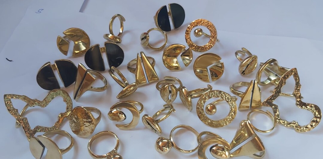 50-african Brass Ring,african Rings,wholesale Rings, Wholesale Jewelry ...