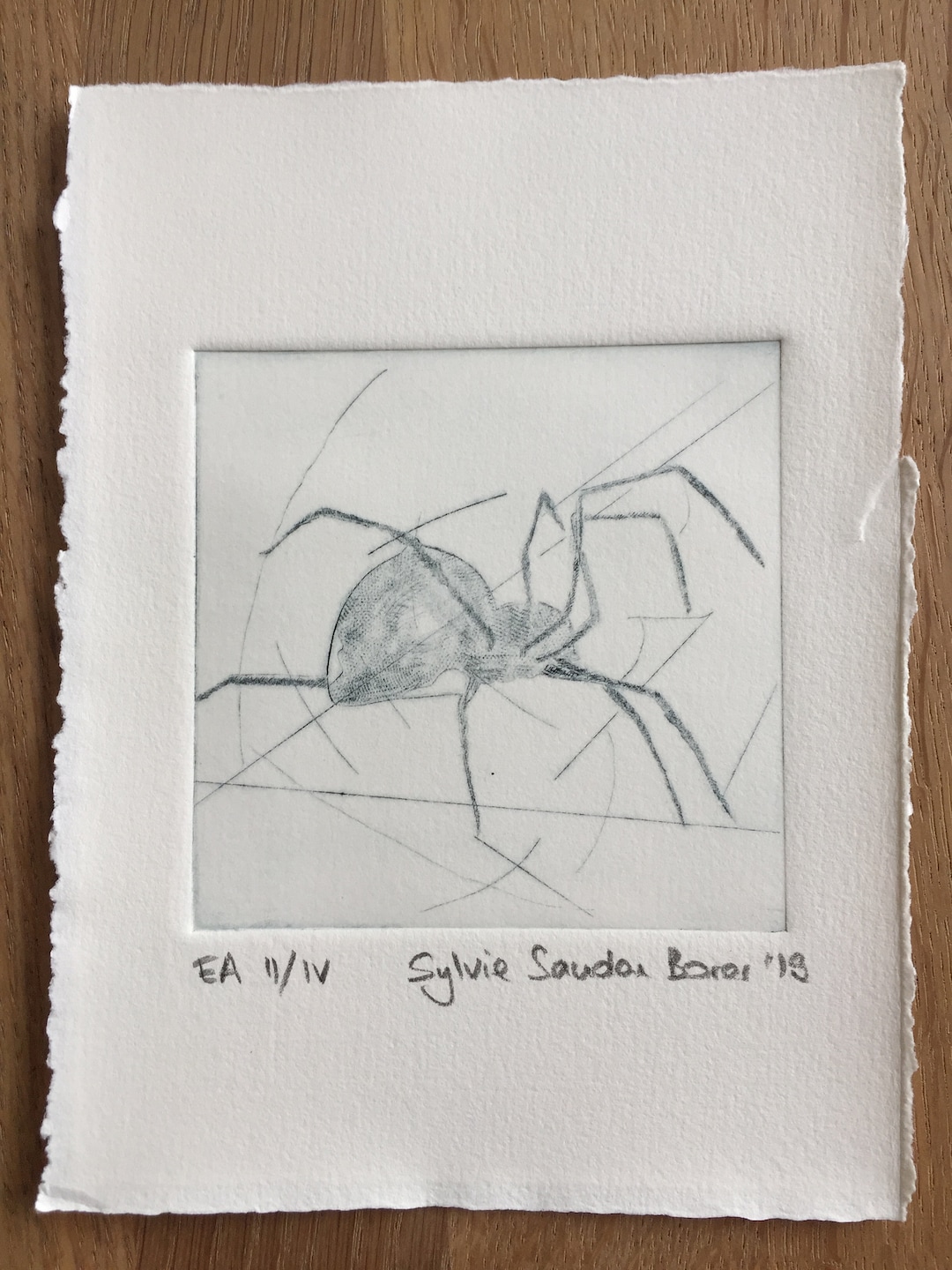 Little Black Spider art Print - Etsy