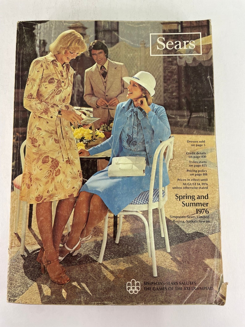 1976 Sears Spring and Summer Catalogue - Etsy