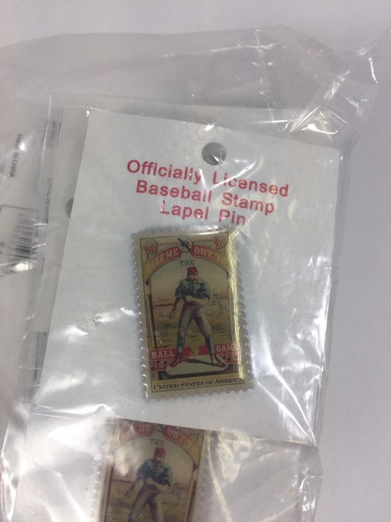 Baseball Stamp Lapel Pin US Postal Service - Etsy