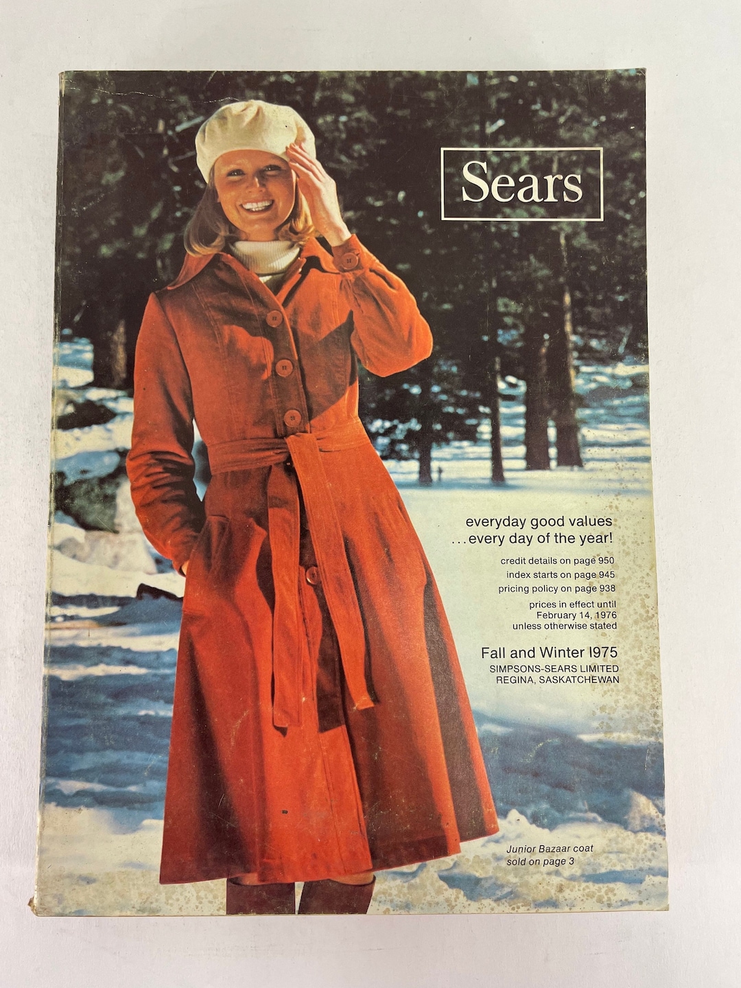 1975 Sears Fall and Winter Catalogue - Etsy