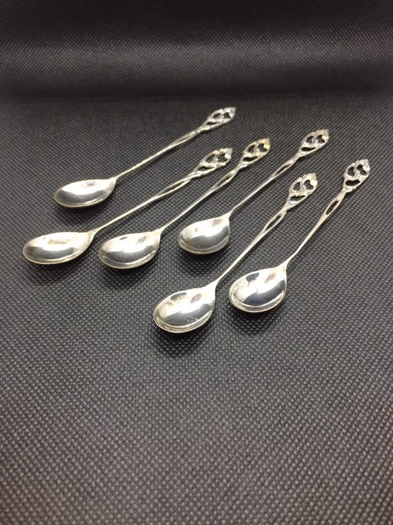 Silver Spoons. Set of 6. Appear Handcrafted. Made in Italy or | Etsy Canada