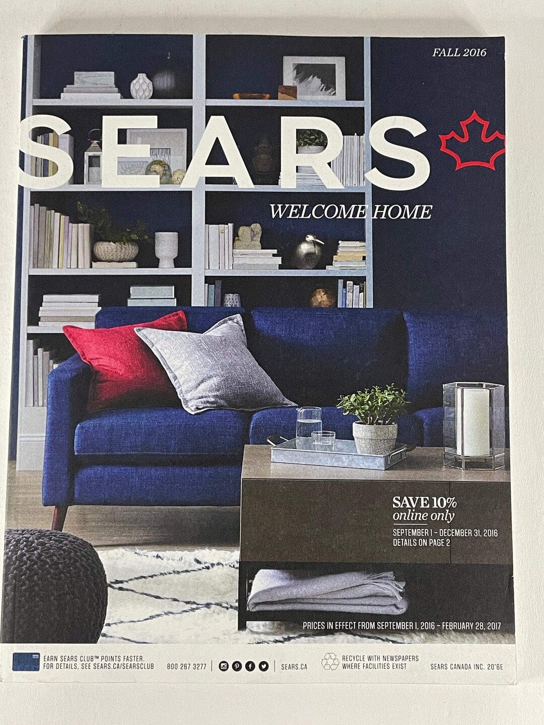 2016 Sears flip Catalog All About Fall and Welcome Home - Etsy