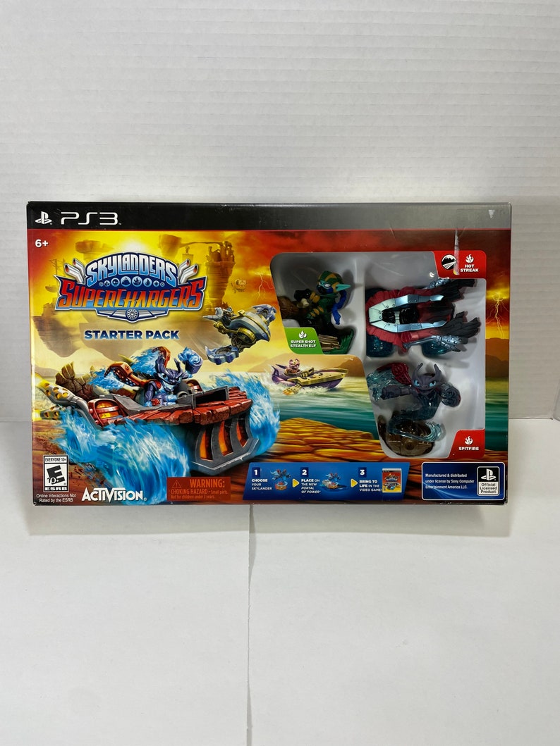 Skylanders Superchargers PS3 Starter Pack - Etsy