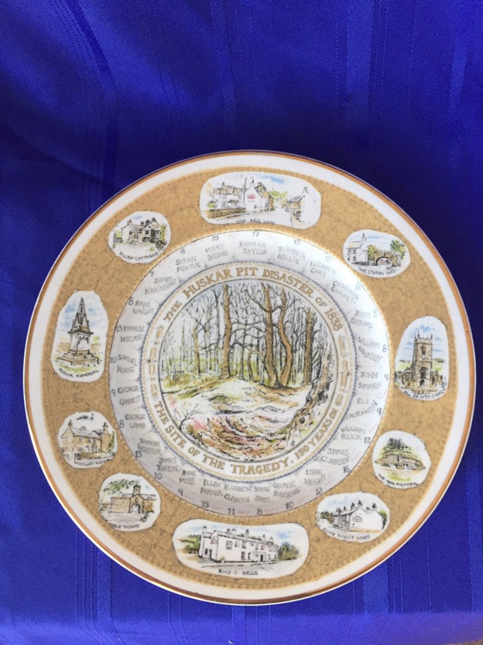 1838 Huskar Pit Disaster Commemorative Plate - Etsy
