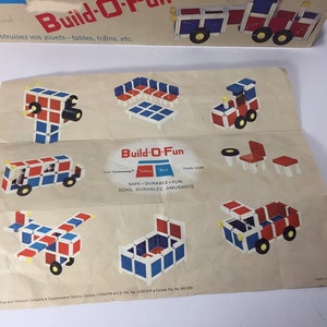 1965 Build-o-fun by Tupper Toys - Etsy