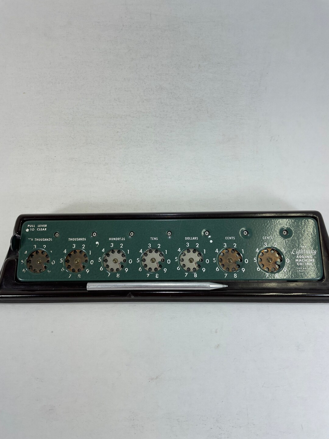 1940s Lightning Adding Machine Co 7 Digit Desktop Adding Machine - Etsy