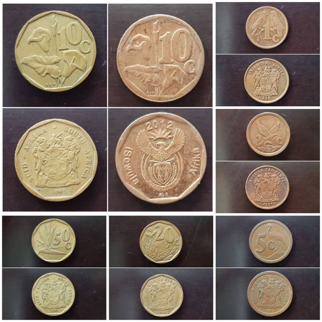 Coin South Afrika / Borwa Africa/ Suid Africa, 1/ 2/ 5/ 10/ 20/ 50 ...