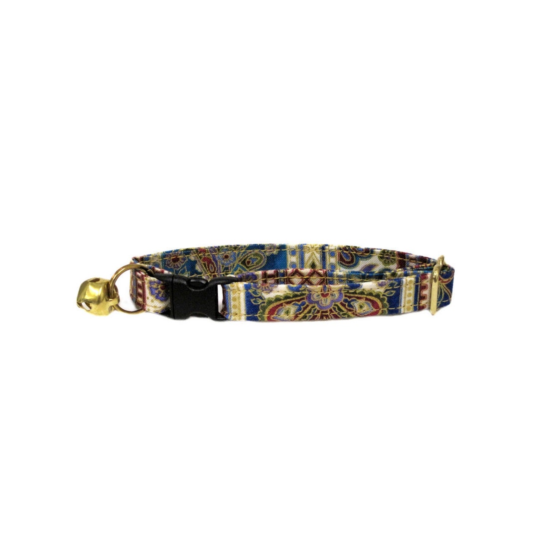 Kaufman La Scala Jewel Borders Adjustable Breakaway Cat Collar - Etsy
