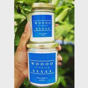 Whoooo F*cking Saaaa ~stress Relief Candle ~ Aromatherapy~funny Candle ...