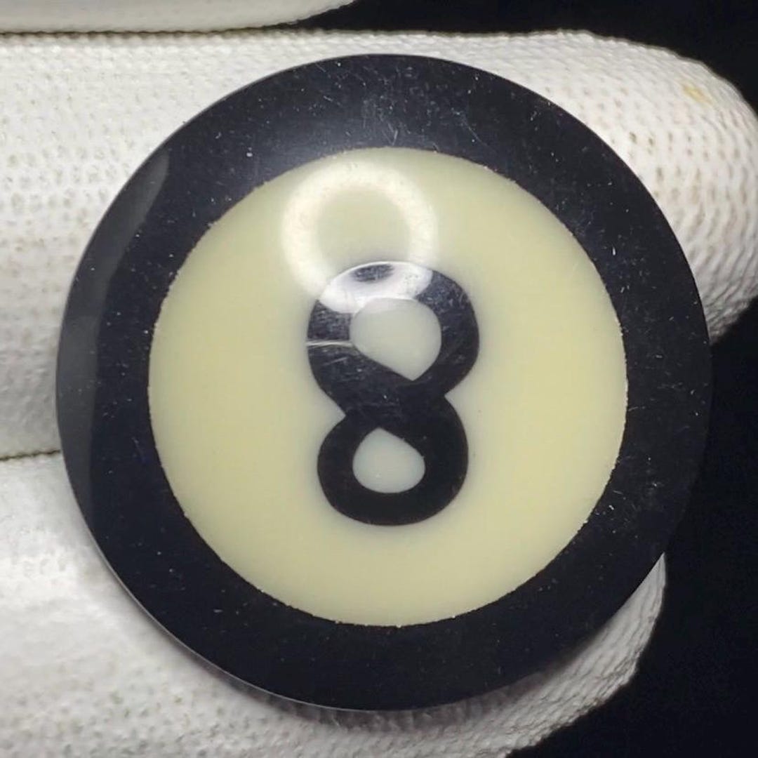 Billiards Ball 8 Pool Ball Cabochon Shape Round Loose Gemstone Size ...