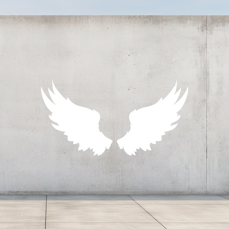 Angel Wall Decal - Etsy