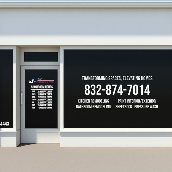 Storefront Window Decals - Etsy