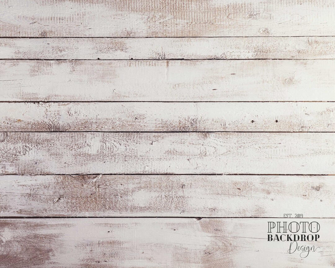 Vinyl Photography Backdrop White Wood 2x3 Ft for Product, Flat Lay ...