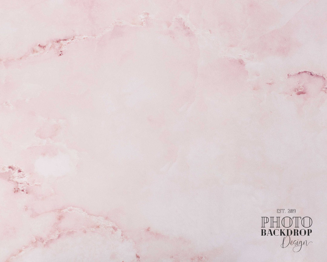 Pink Marble Vinyl Photography Backdrop for Product, Flat Lay & Stilyng ...