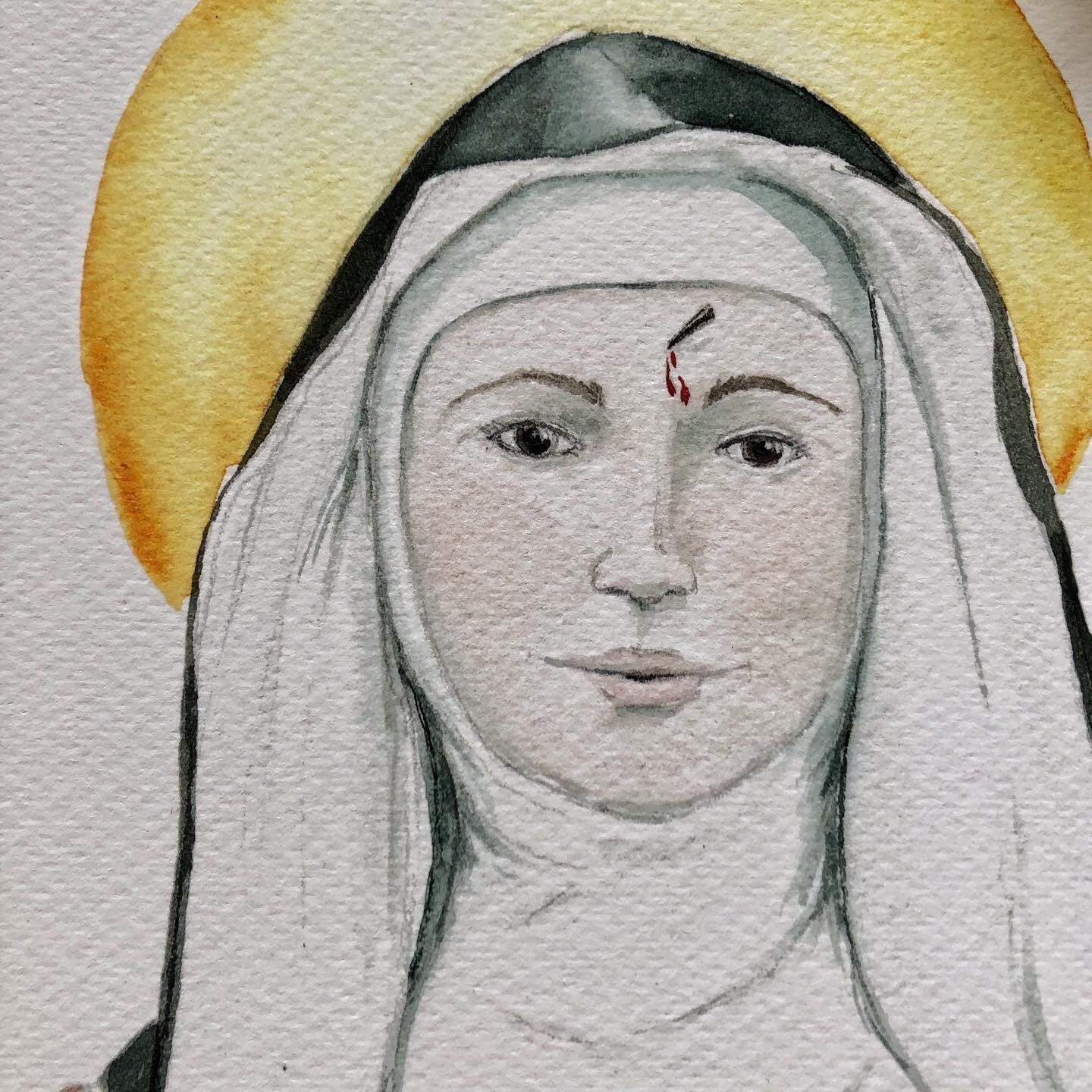 St. Rita Watercolor Print 8 X 10 - Etsy