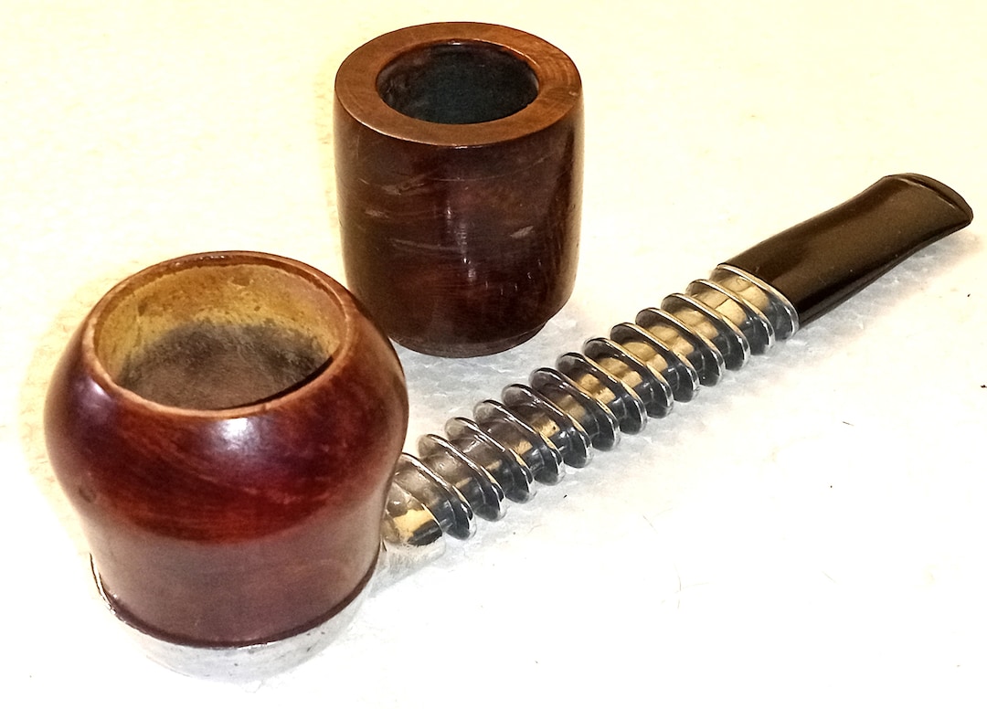 1950's 1st Version Yello-bole AIROGRATE Aluminum Radiator Pipe 2 BOWLS ...