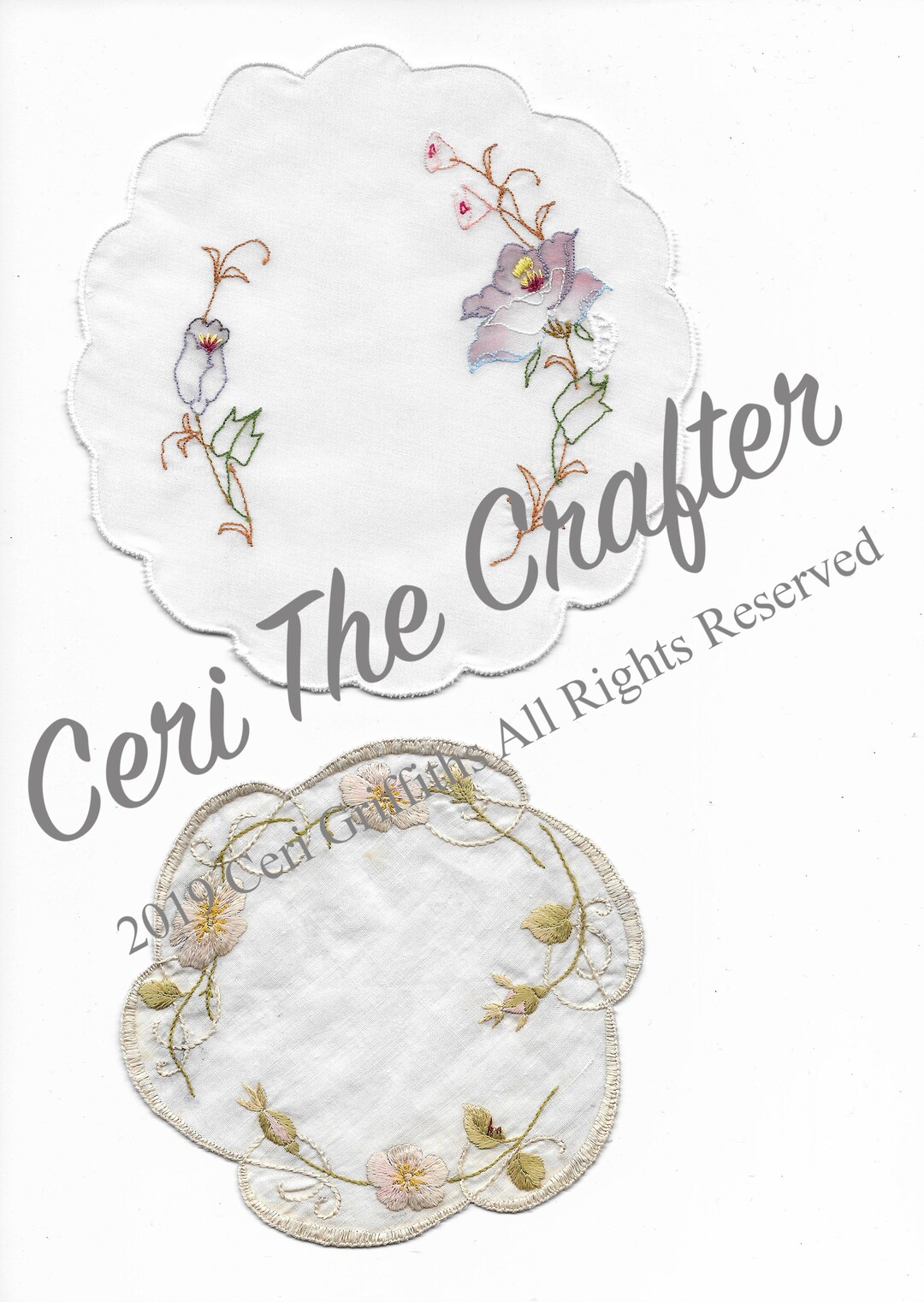 Vintage Linens and Embroidery Kit 7, Digital Download Printable, Great ...