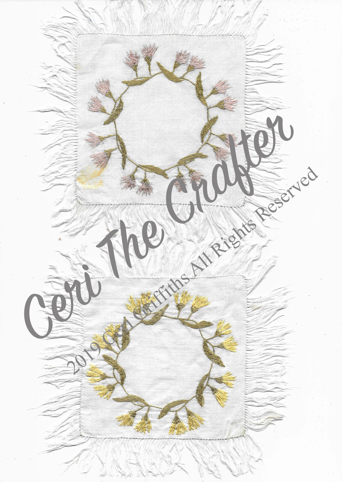 Vintage Linens and Embroidery Kit 9, Digital Download Printable, Great ...