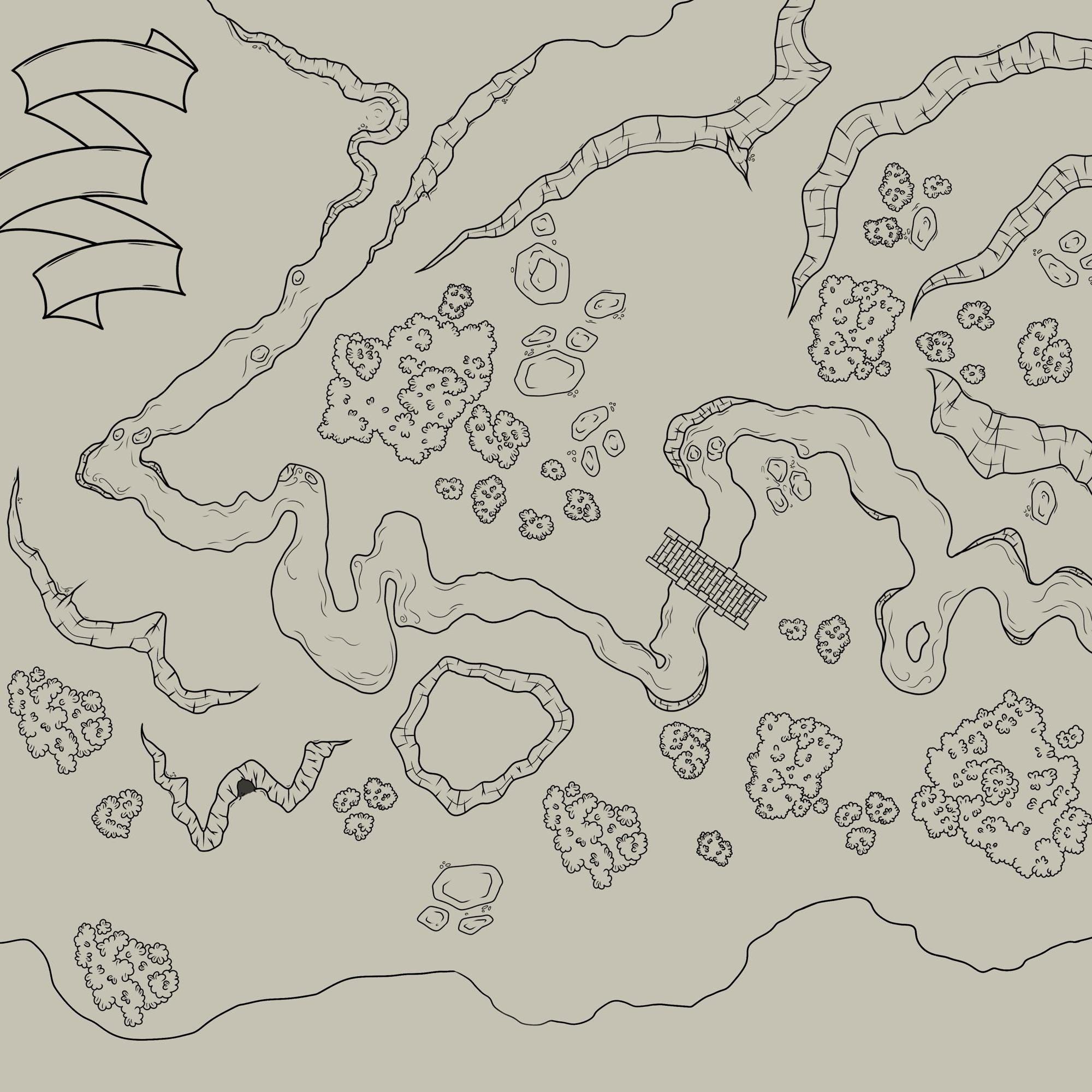 Hand-drawn Dnd Environment Brush Set Stamps 150 + Brushes for Procreate ...