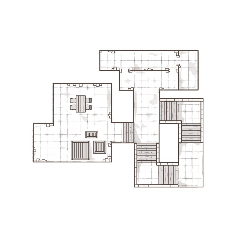 Hand-drawn Dnd Dungeon Brush Set Stamps 200 + Brushes - Top View Brush ...