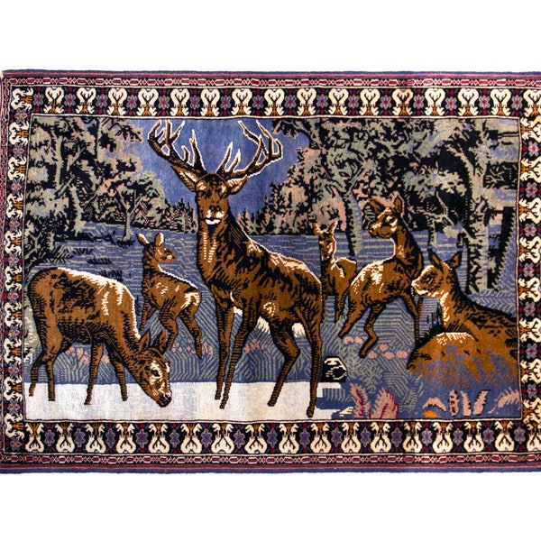 Deer Rug - Etsy