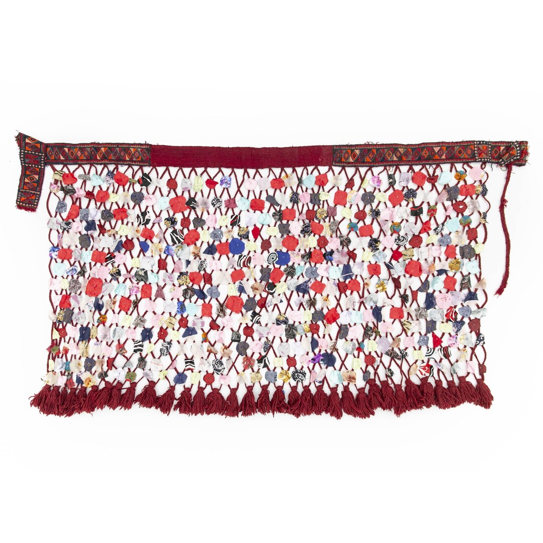 9.5 X 4.1 Ft - 290 X 125 Cm Antique Wall Hanging Kilim, Nomadic Windows ...