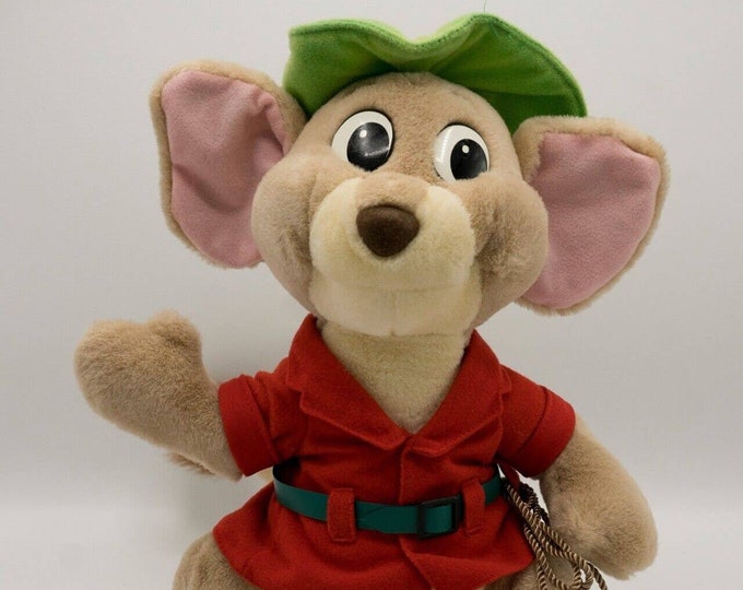 Vintage Disney Rescuers Down Under Movie Jake Kangaroo Mouse Plush Toy ...