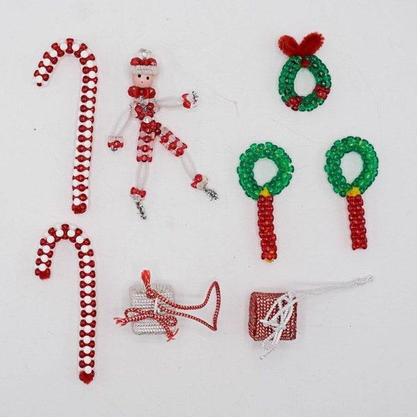 Beaded Candy Cane - Etsy