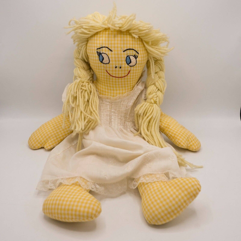 Vintage Rag Doll - Etsy