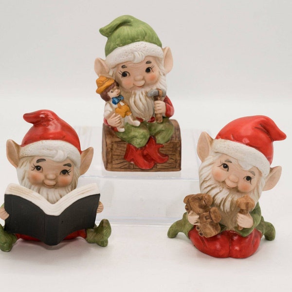 Homco Elves - Etsy