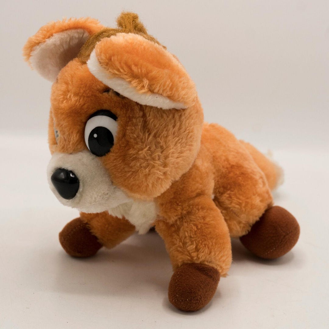 Vintage Disney Tod Fox 12 Plush California Stuffed Animal Toy Fox and ...