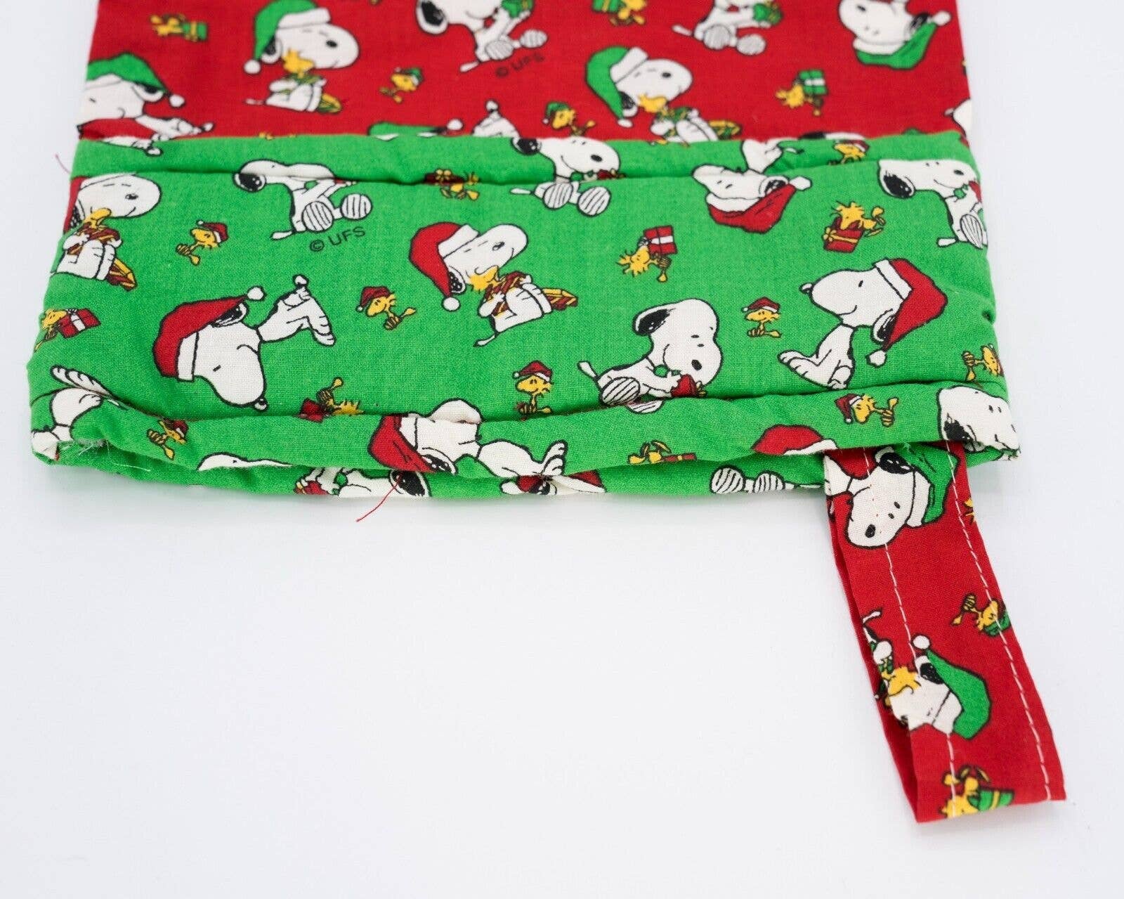 Vintage 19 Snoopy Woodstock Christmas Stocking Handmade - Etsy