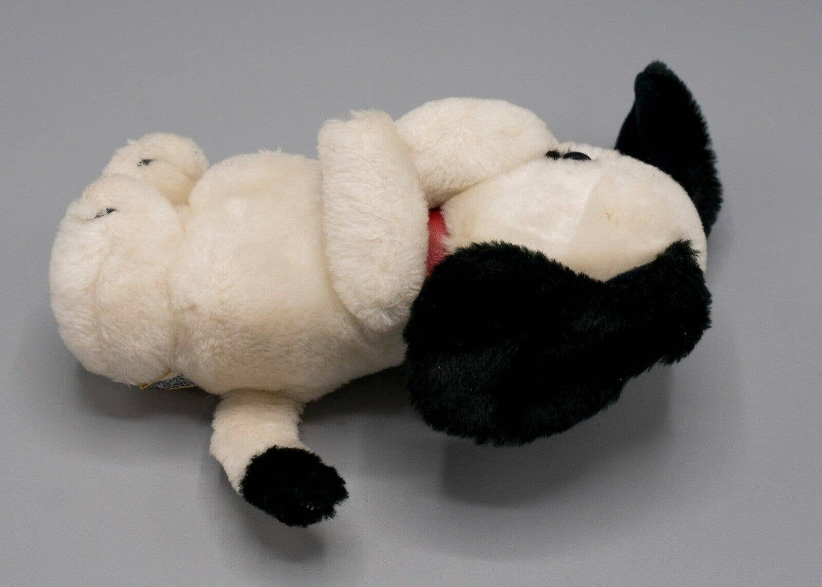 Vintage 8 Dakin 1981 Black and White Puppy Dog Plush Nutshells Standing ...