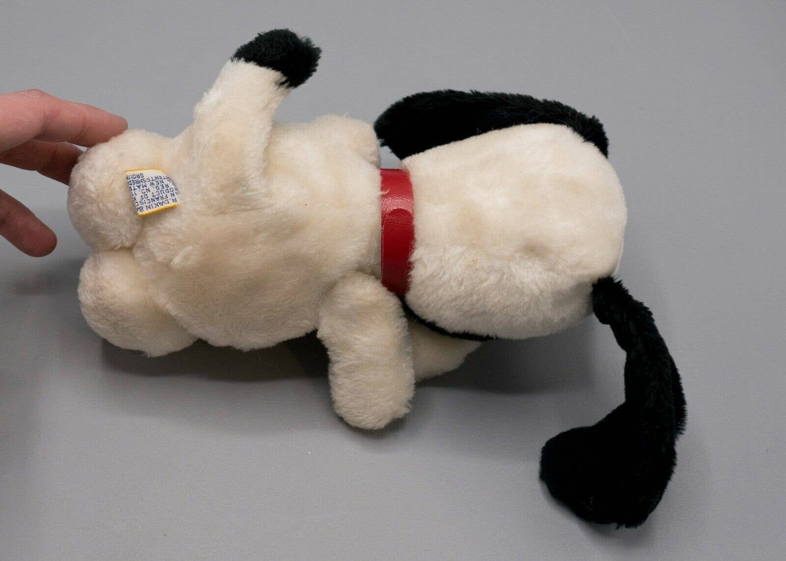 Vintage 8 Dakin 1981 Black and White Puppy Dog Plush Nutshells Standing ...