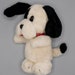 Vintage 8 Dakin 1981 Black and White Puppy Dog Plush Nutshells Standing ...