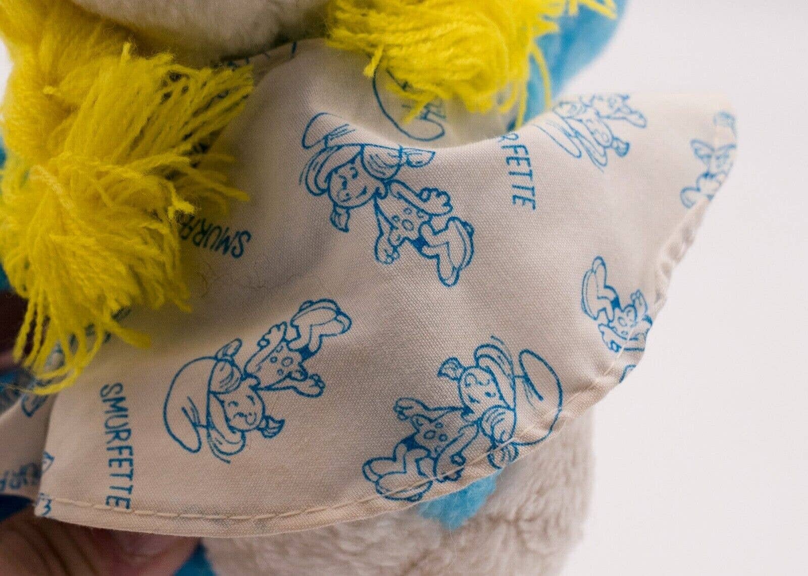 Vintage 1981 Smurfette 8 Smurf Peyo Wallace Berrie Small Stuffed Plush ...