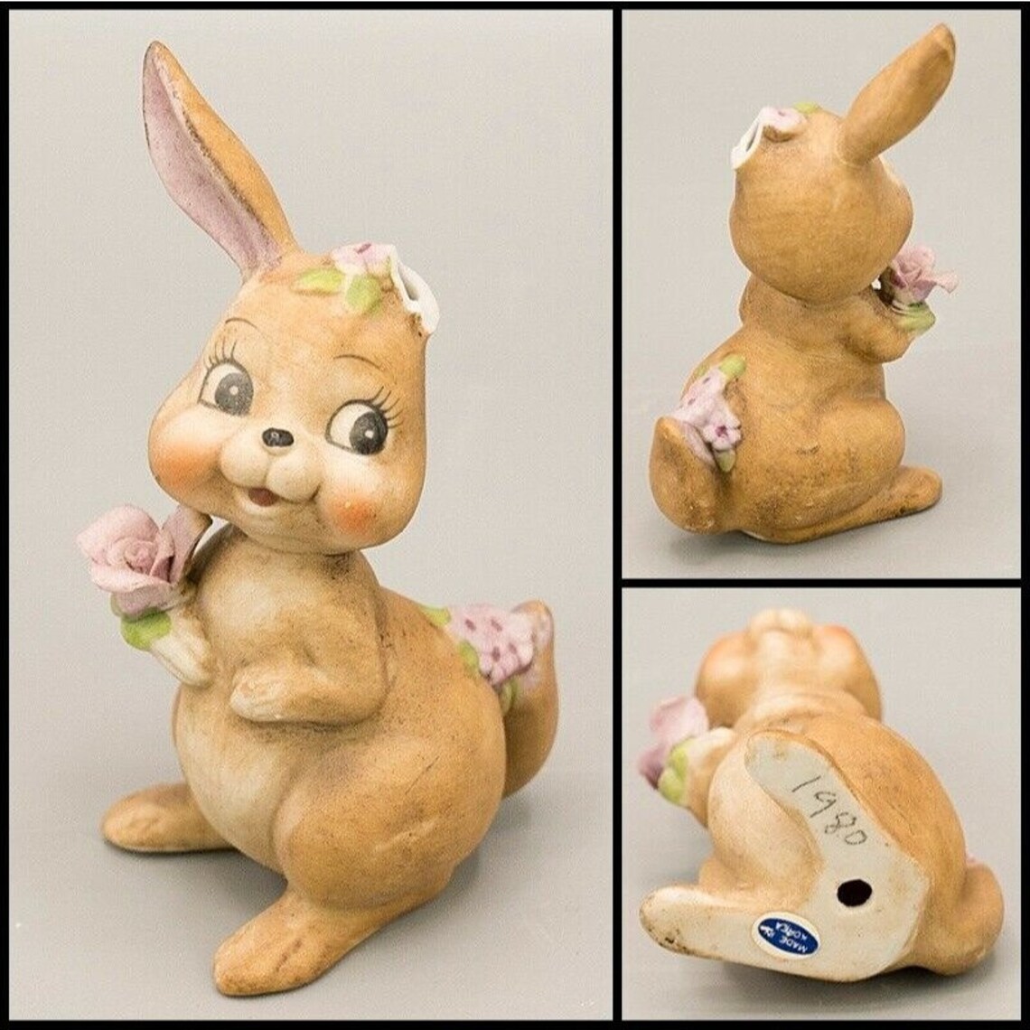 Porcelain Figurine Lot of 7 Vintage Easter Bunnies Cats - Etsy